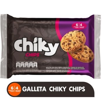 Galleta Choco Chip Chiky Chips Pozuelo Paquete 240 G | Auto Mercado