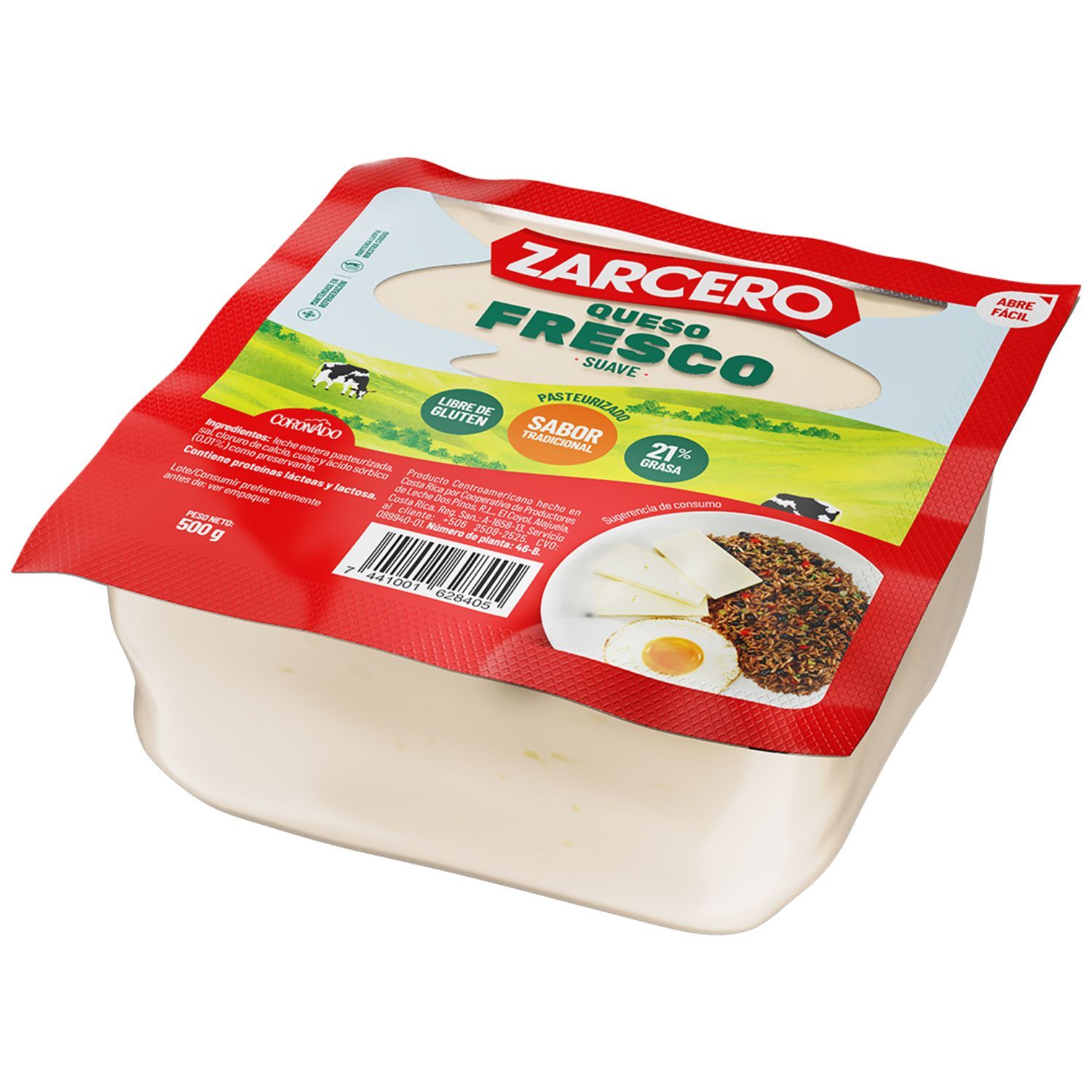 Queso Turrialba Zarcero Paquete 500 G | Auto Mercado