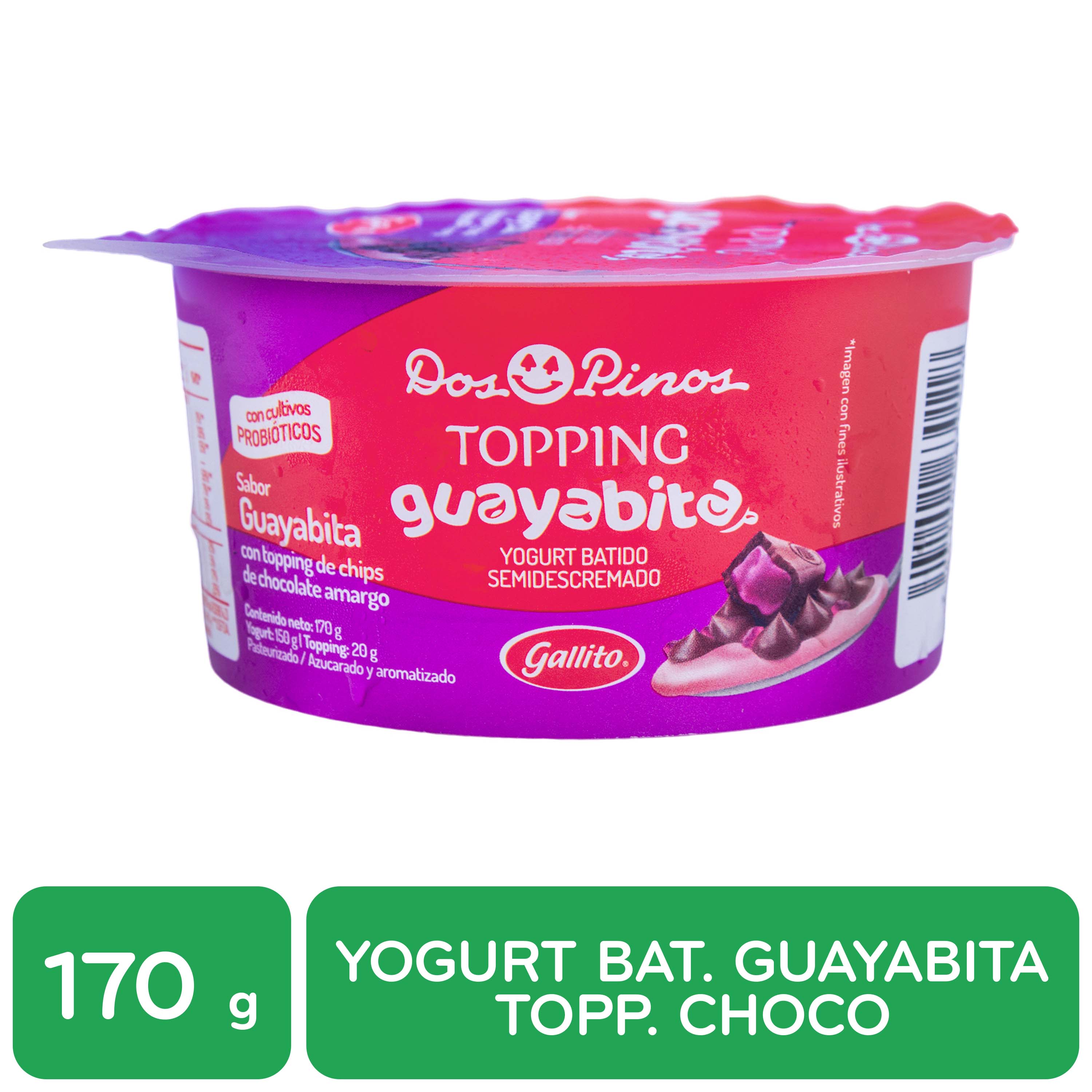 Yogurt Topping Guayabita Gallito Envase 170 G | Auto Mercado