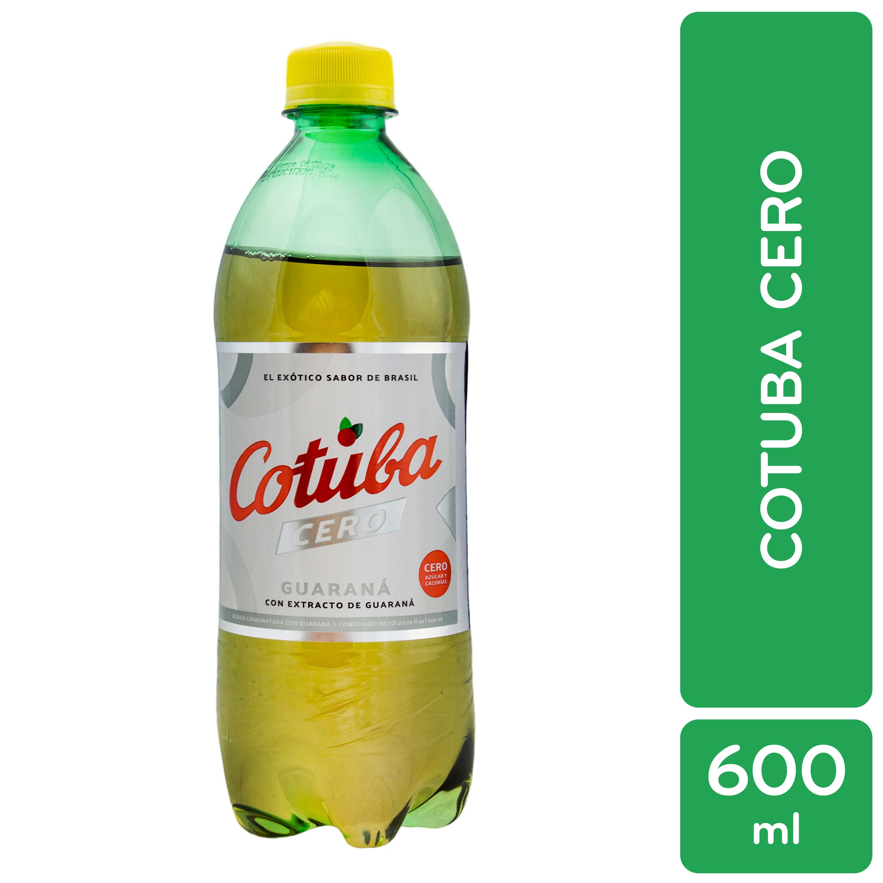 Bebida Gaseosa Cero Sabor Guarana Cotuba Botella 600 Ml | Auto Mercado