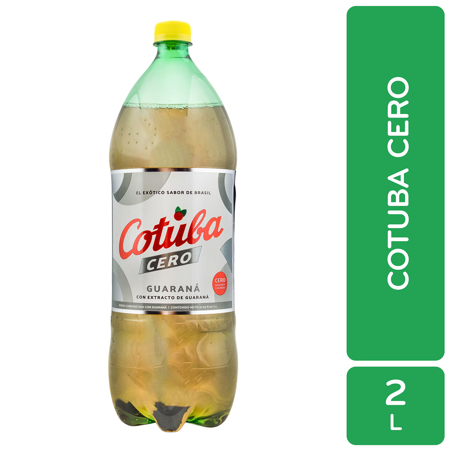 Bebida Gaseosa Cero Sabor Guarana Cotuba Botella 2000 Ml | Auto Mercado