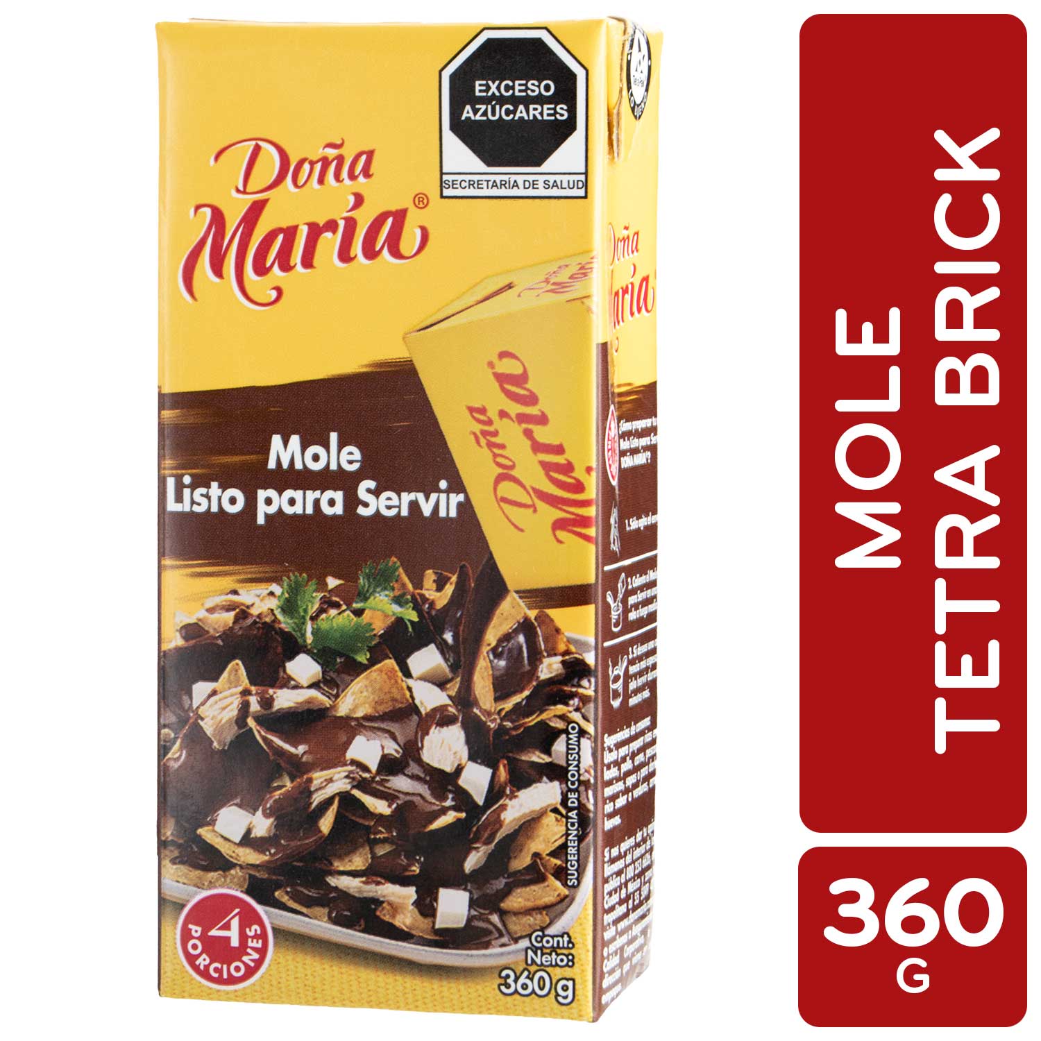 Salsa Mole Dona Maria Tetra Brick 360 G | Auto Mercado