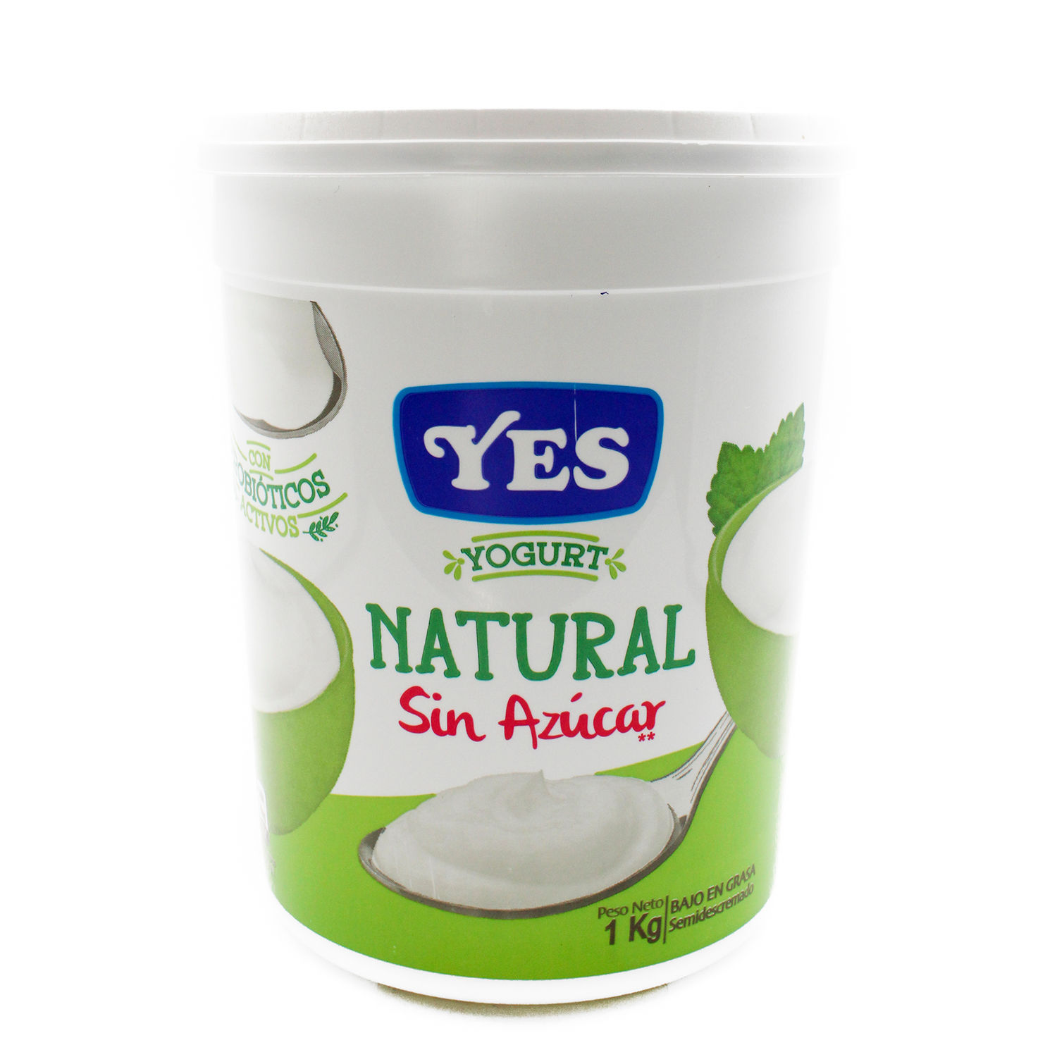 Yogurt Natural Sin Azucar Yes Envase 1000 G | Auto Mercado