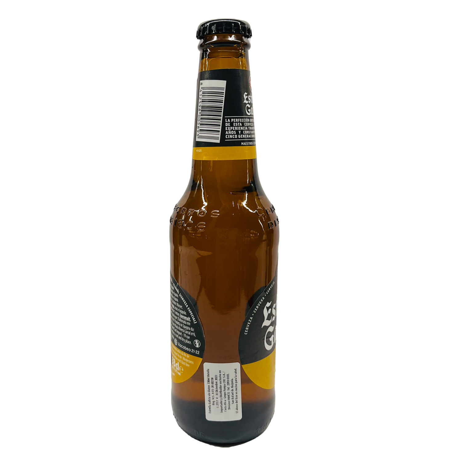 Cerveza Importada Especial España Estrella De Galicia Botella 330 Ml ...