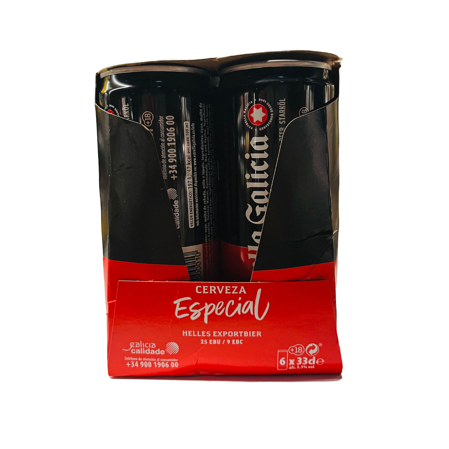 Cerveza Importada Especial España Pack Estrella De Galicia Paquete 1980 ...