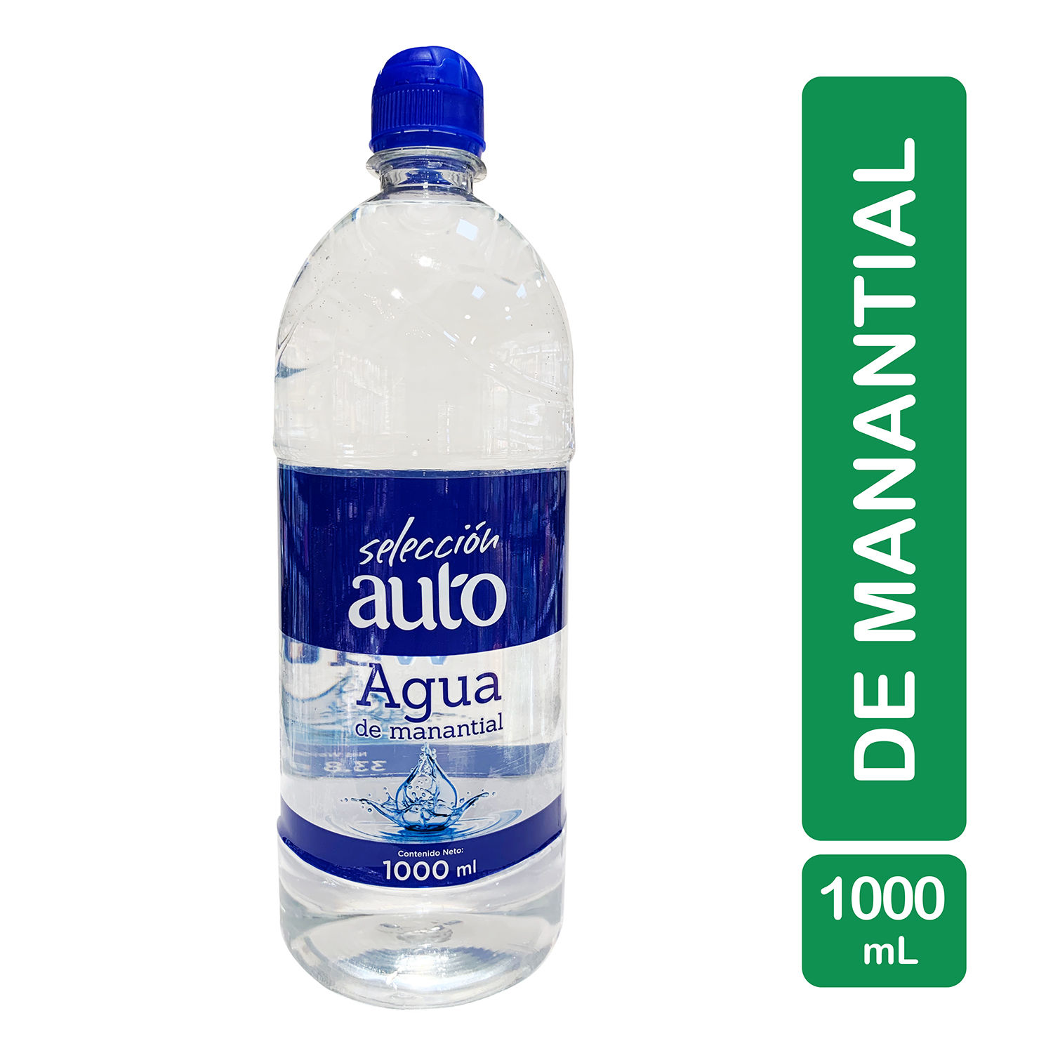 Agua Natural Manantial Seleccion Auto Botella 1000 Ml | Auto Mercado