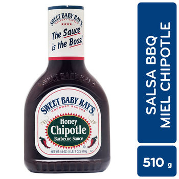 Salsa Bbq Miel Chipotle Sin Gluten Sweet Baby Rays Botella 510 G | Auto ...