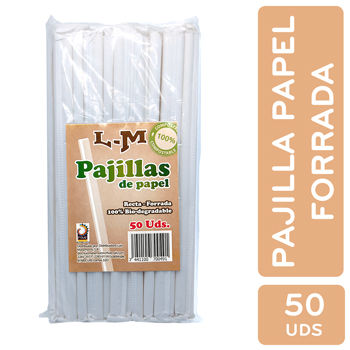 Pajilla Papel Fija Blanca Bio Lm Bolsa 50 Unid | Auto Mercado
