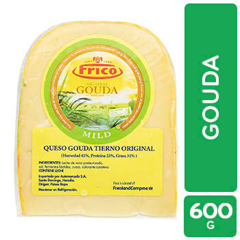 Queso Gouda Holanda Frico Paquete 600 G | Auto Mercado