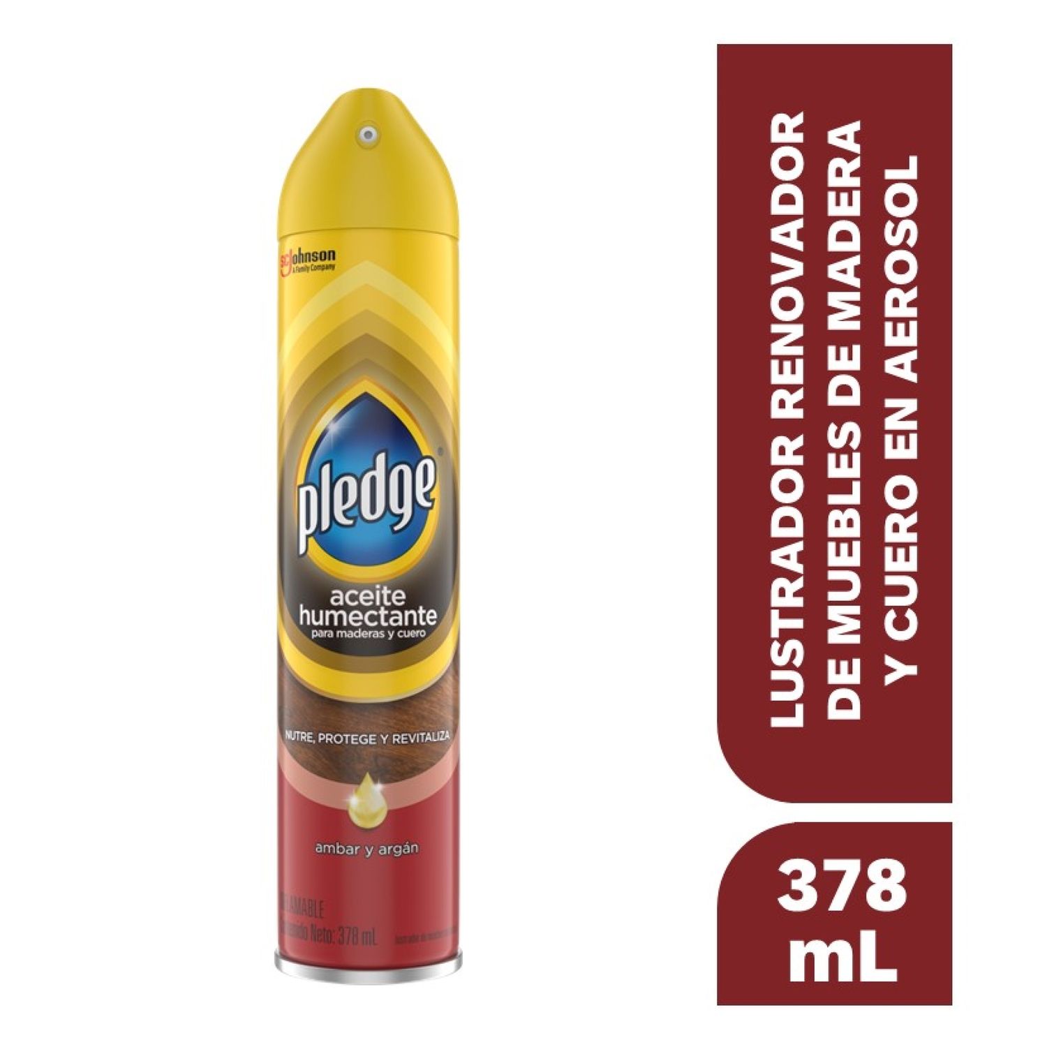 Limpiador Mueble Madera Ambar Aerosol Pledge Lata 378 Ml | Auto Mercado