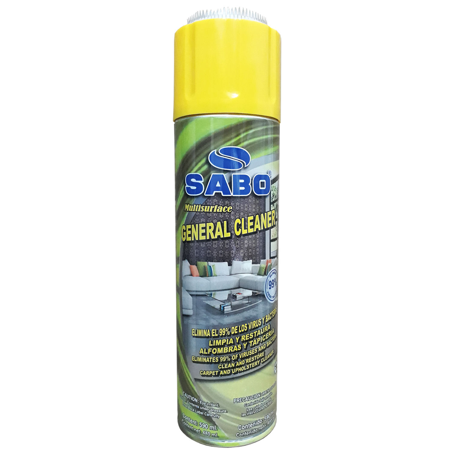 Limpiador Multiuso Superficie Limon Amonio Sabo Lata 590 Ml | Auto Mercado