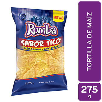 Tortilla Maiz Sabor Tico Rumba Bolsa 275 G | Auto Mercado