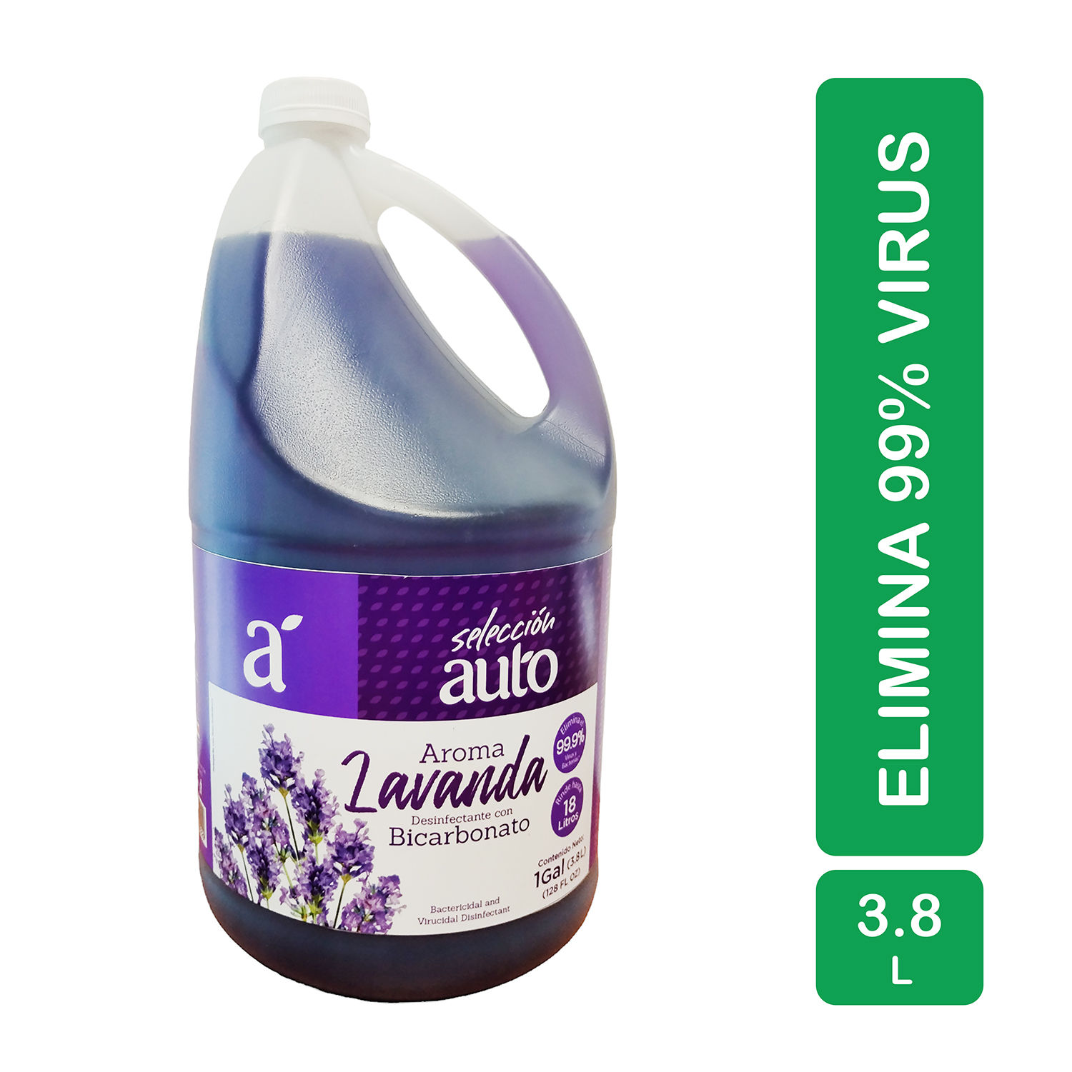 Desinfectante Liquido Lavanda Selección Auto Envase 3785 Ml | Auto Mercado