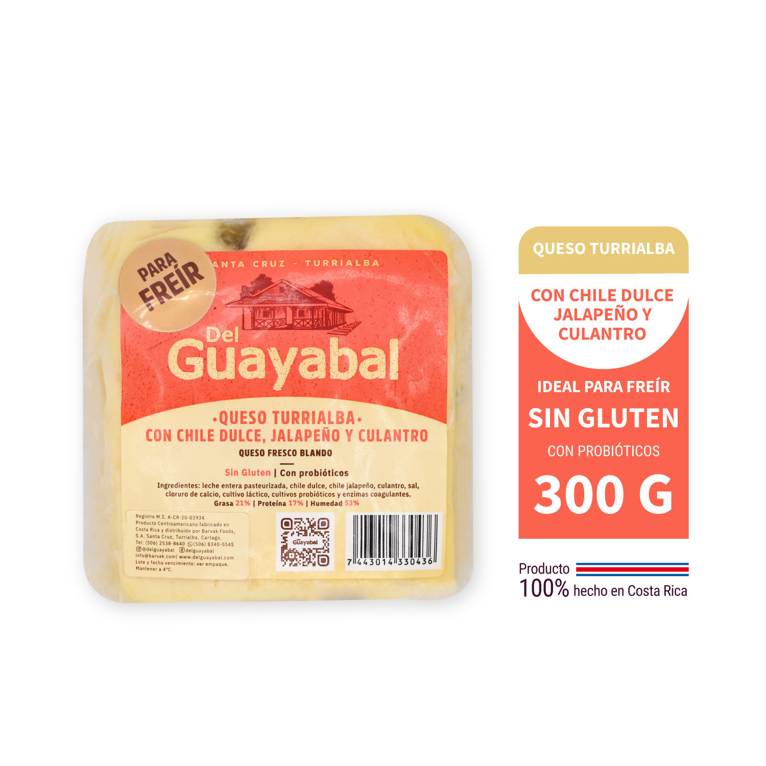 Queso Turrialba Especies Del Guayabal Paquete 300 G | Auto Mercado