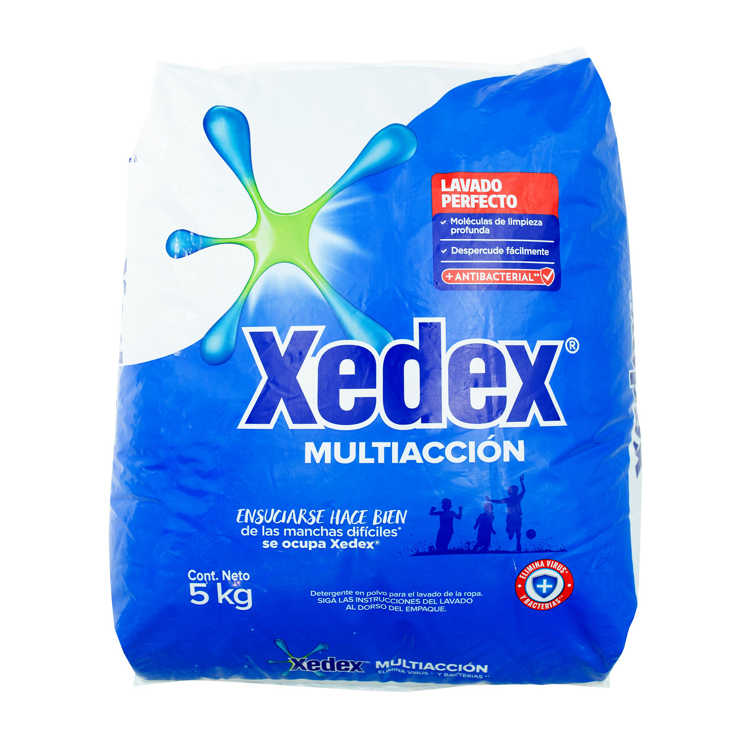 Detergente Polvo Multiaccion Xedex Bolsa 4.5 Kg | Auto Mercado