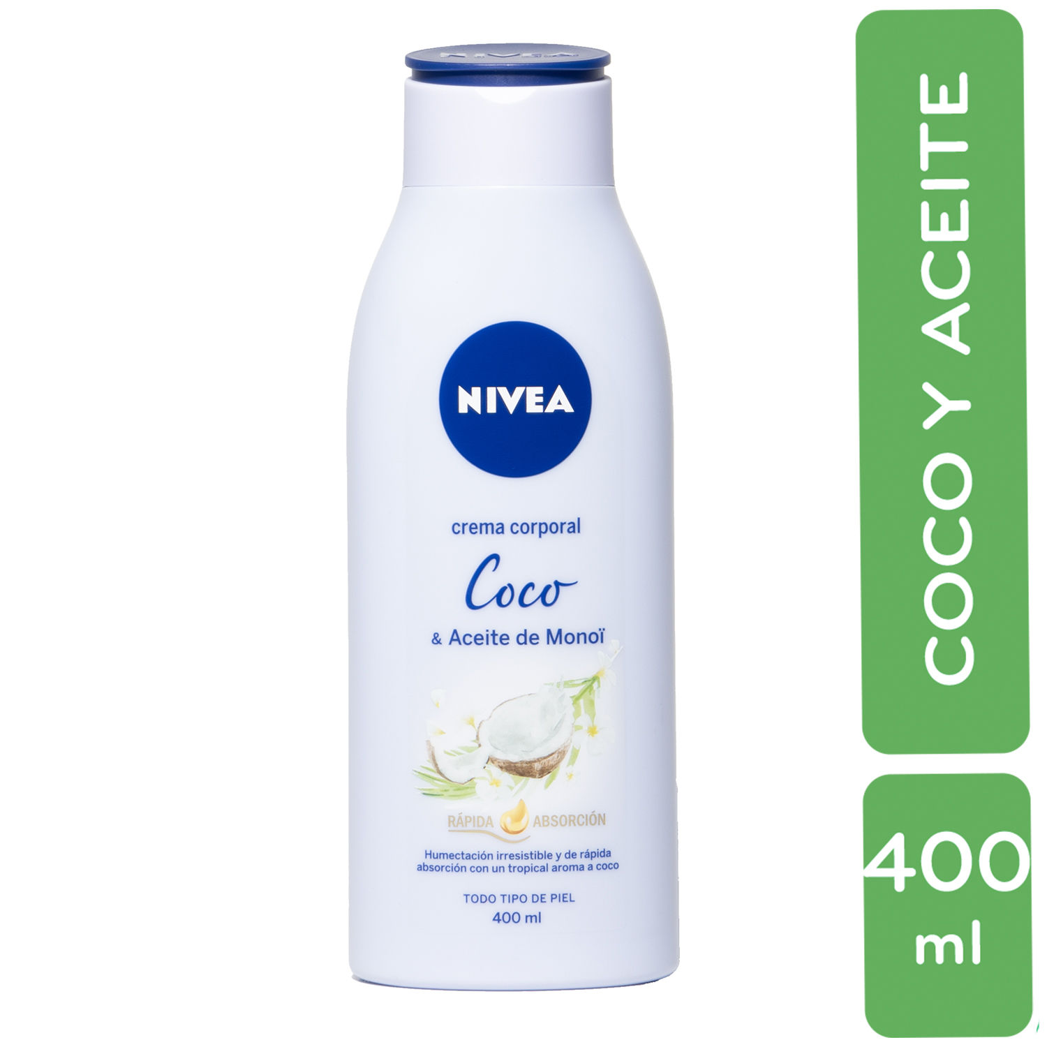 Crema Coco Y Aceite Nivea Botella 400 Ml | Auto Mercado