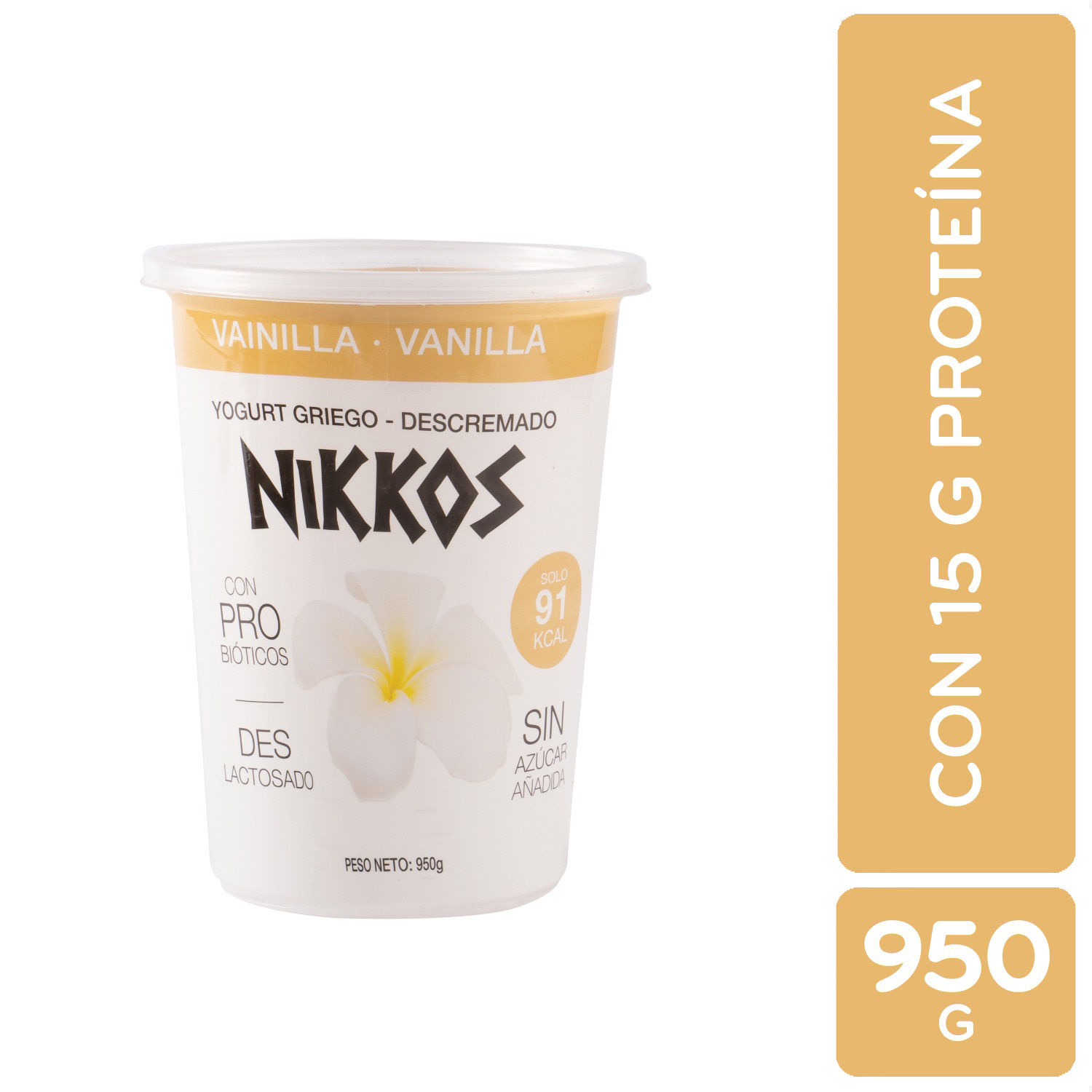 Yogurt Saborizado Light Vainilla Nikkos | Auto Mercado