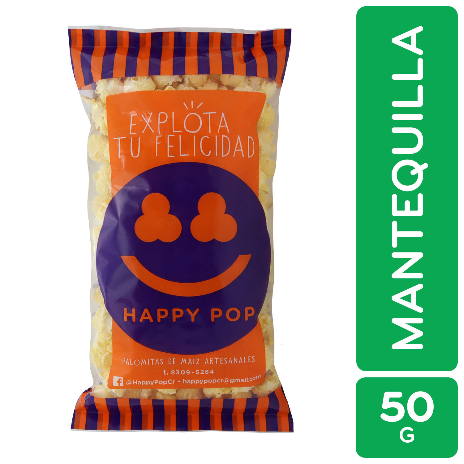Palomitas Maiz Mantequilla Happy Pop Bolsa 58 G | Auto Mercado