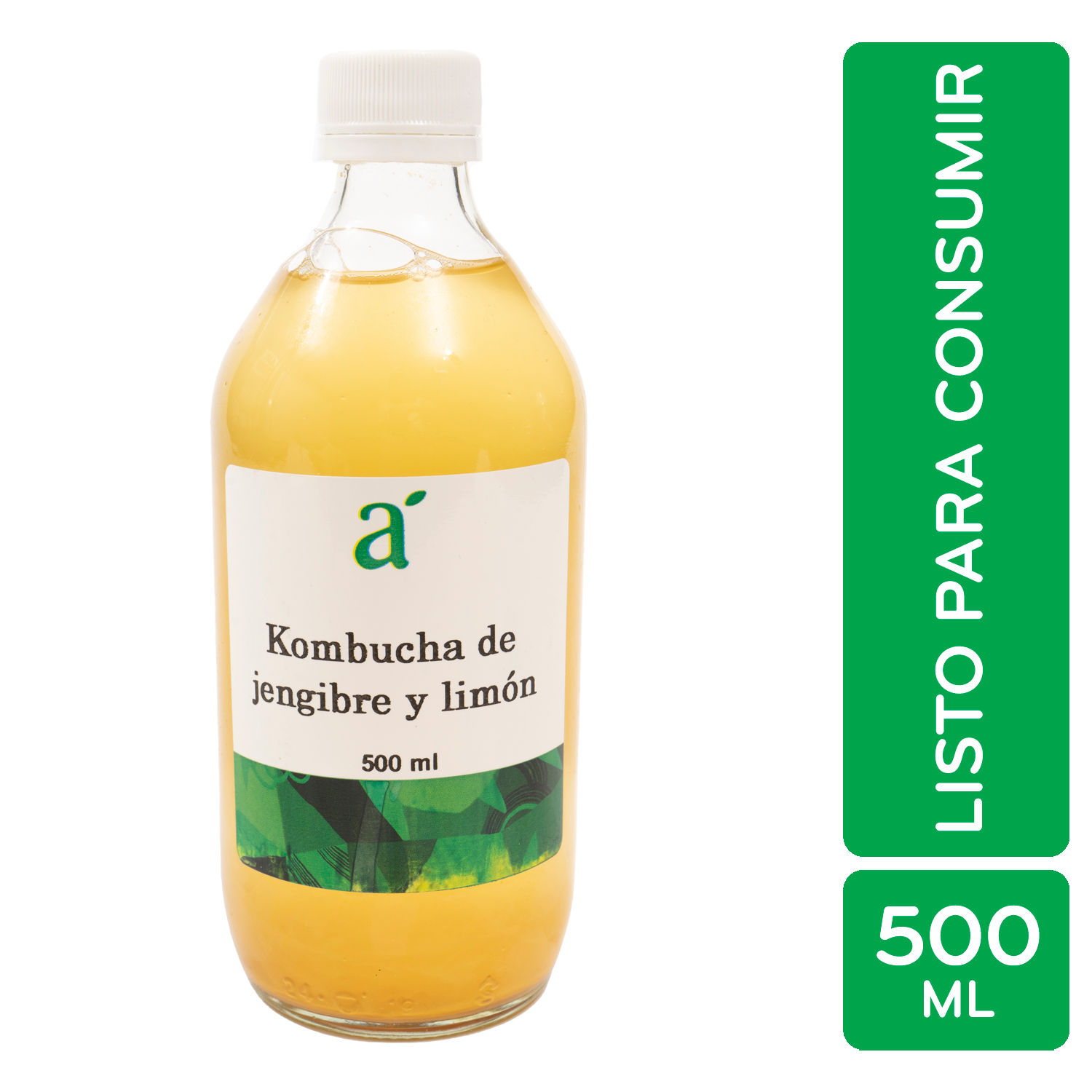 Jugo Kombucha Jengibre Limon Auto Mercado Envase 500 Ml | Auto Mercado