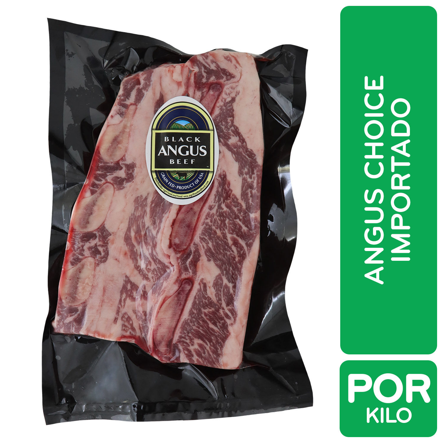 Asado Tira Res Black Angus Choice Auto Mercado Kilogramo | Auto Mercado