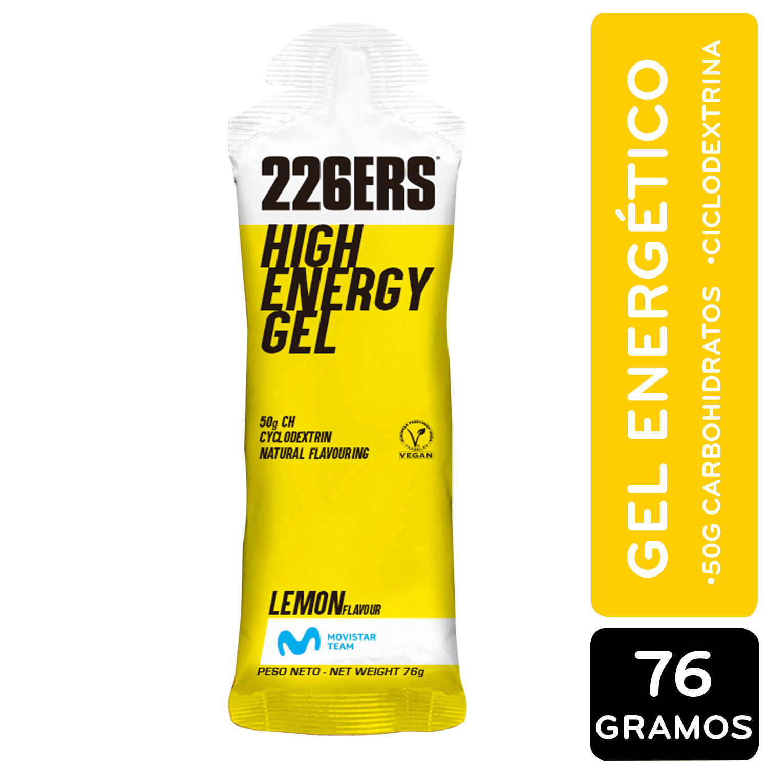 Gel Deportista Limon Energetico 226ers Unidad 76 G | Auto Mercado