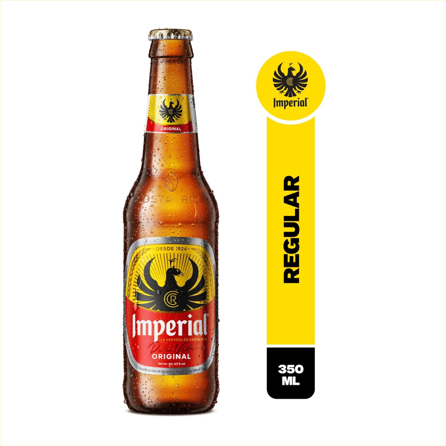 Cerveza Nacional Retornable Costa Rica Imperial Botella 350 Ml | Auto ...