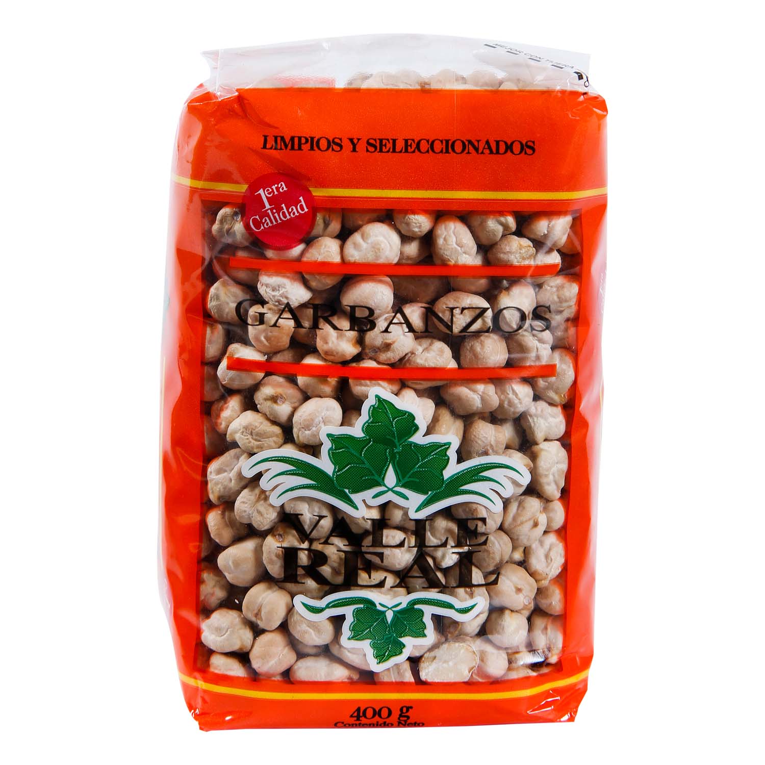 Garbanzos Valle Real Paquete 400 G | Auto Mercado