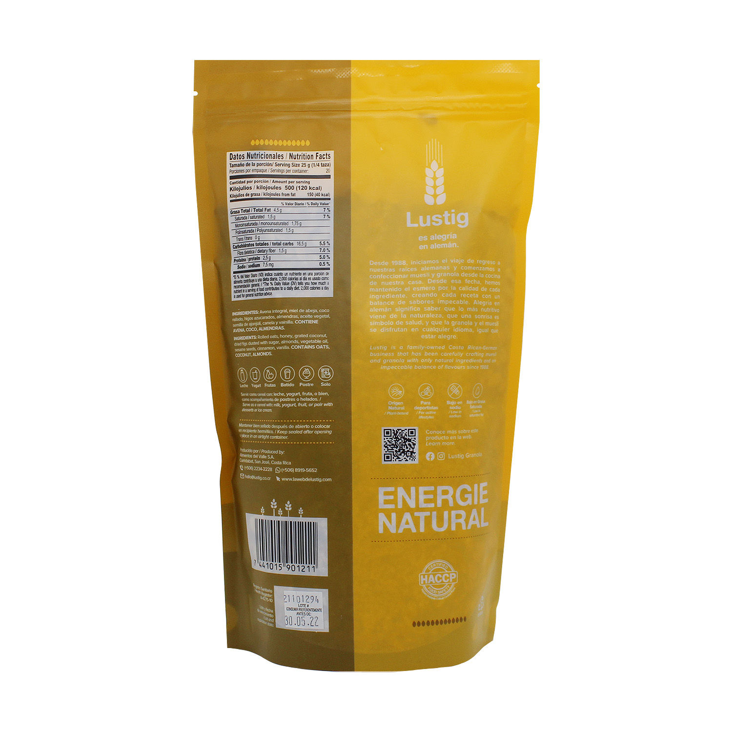 Granola Nueces Lustig Paquete 500 G | Auto Mercado