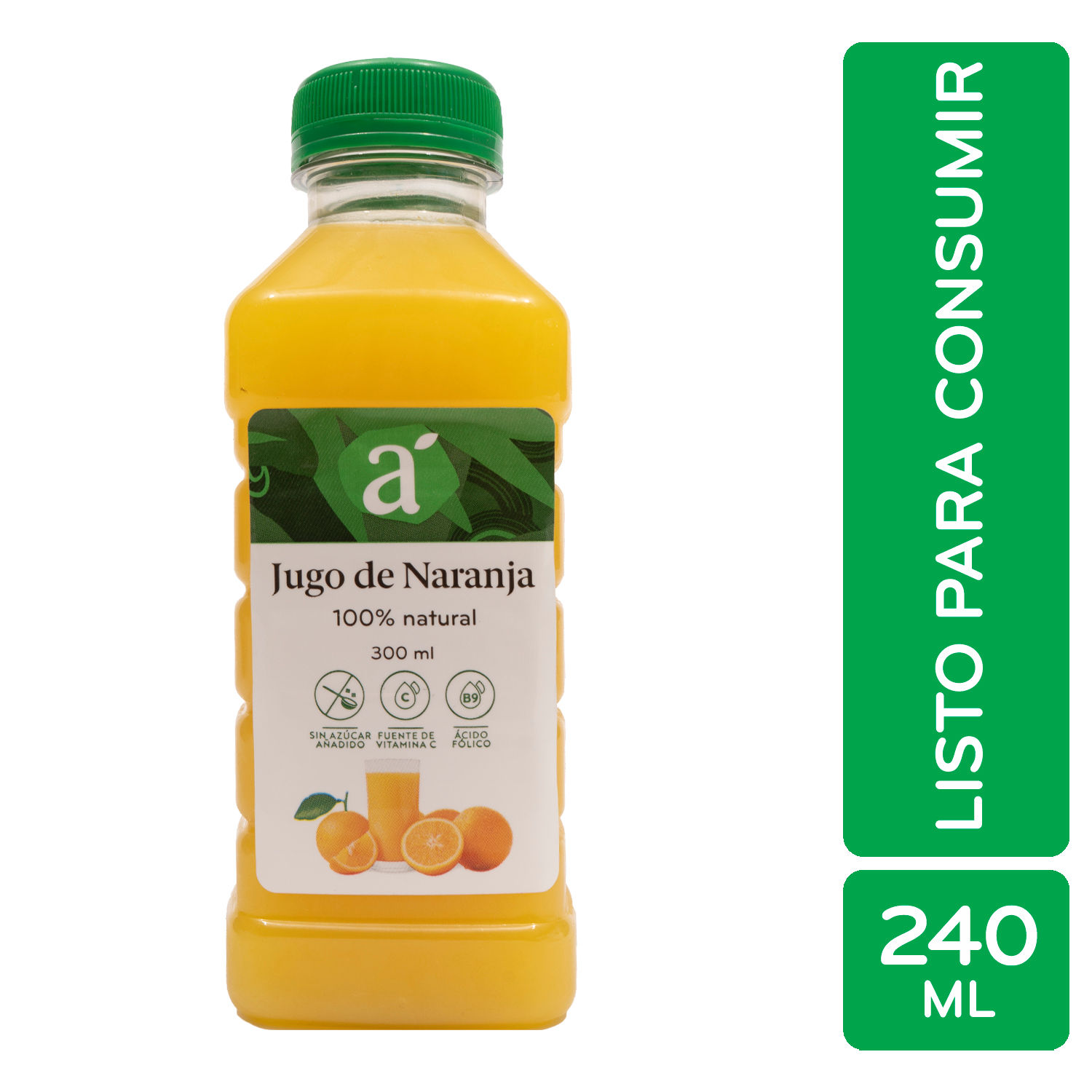 Jugo Naranja Natural Auto Mercado Envase 240 Ml | Auto Mercado