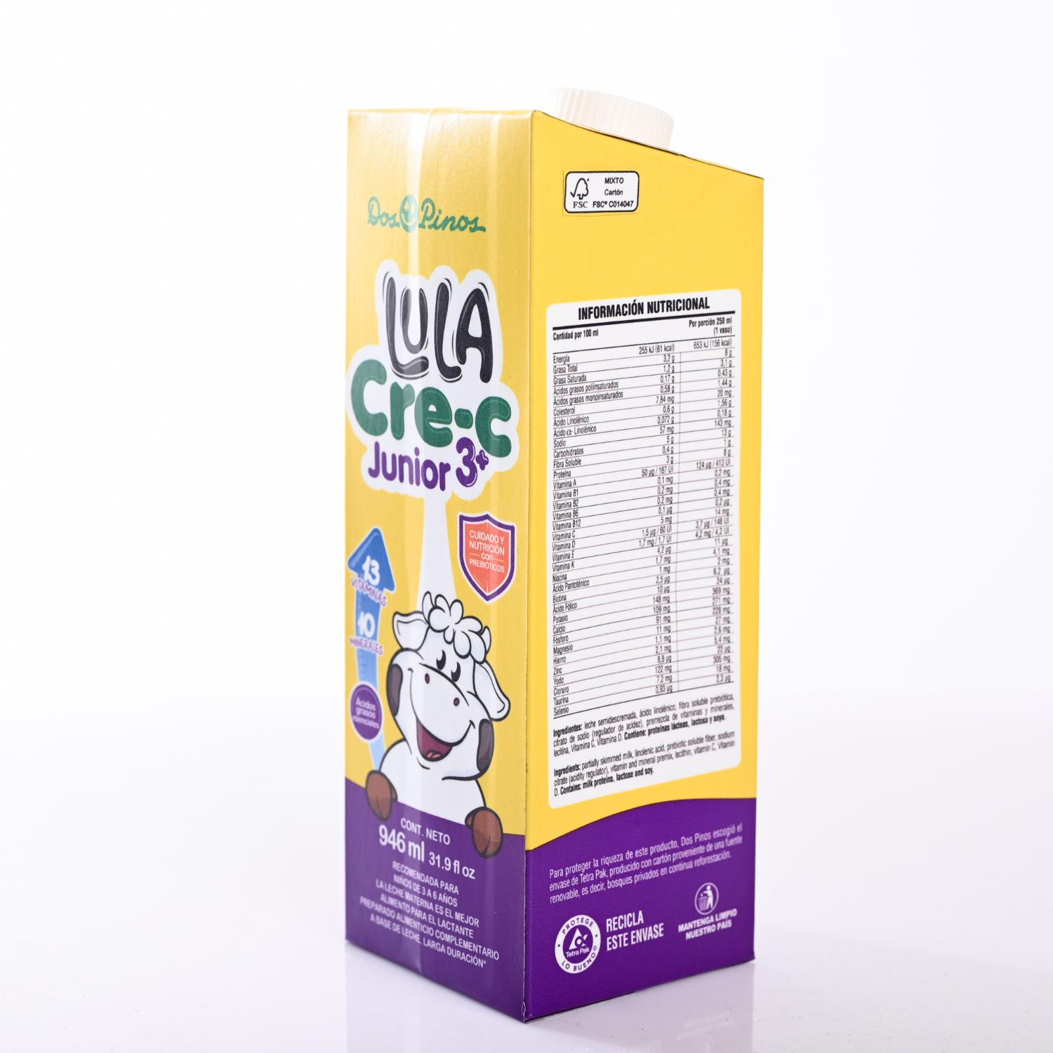 Leche Complemento Crece 3+ Dos Pinos Caja 1000 Ml | Auto Mercado