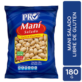 Mani Con Sal Pro Paquete 180 G | Auto Mercado