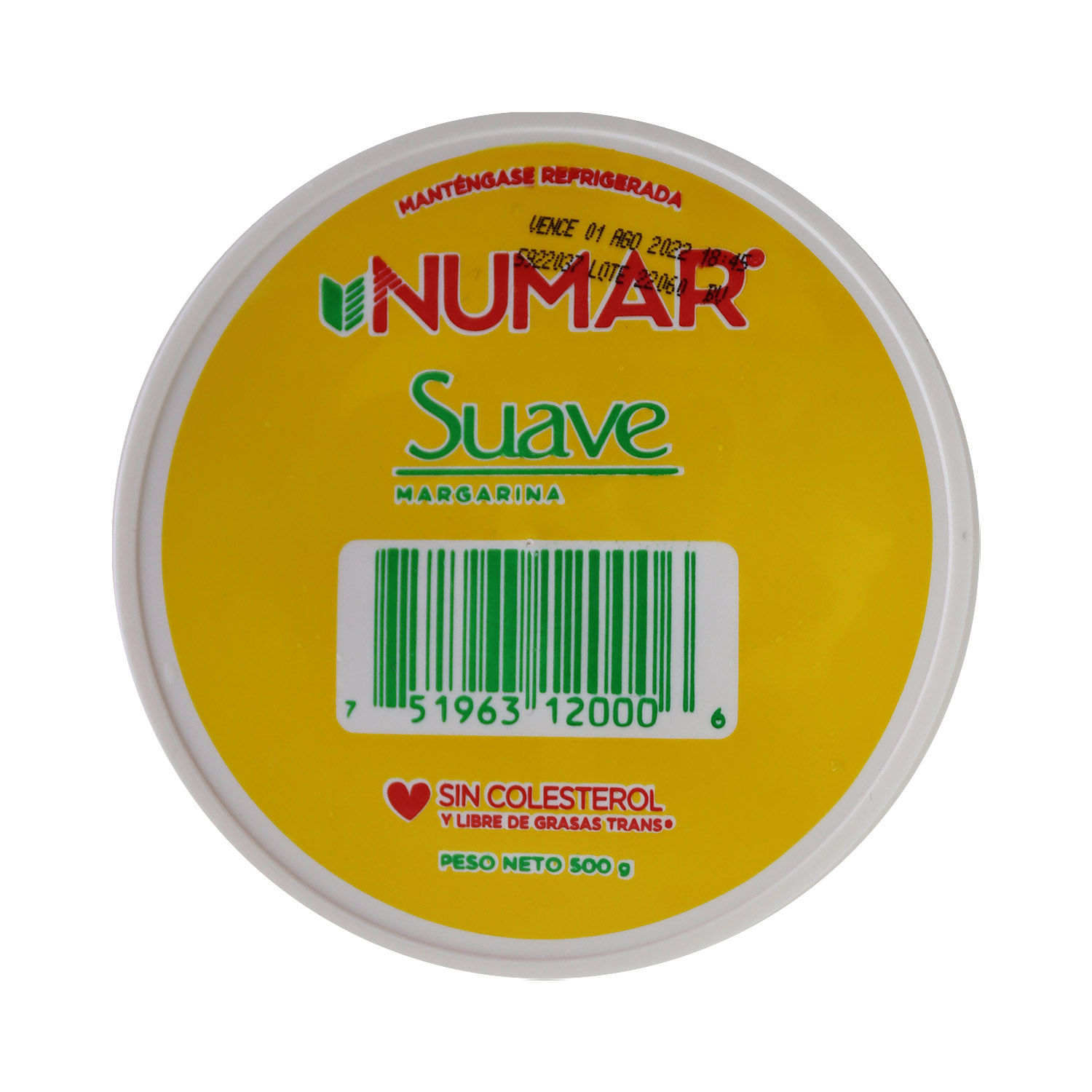 Margarina Regular Suave Numar Envase 500 G | Auto Mercado