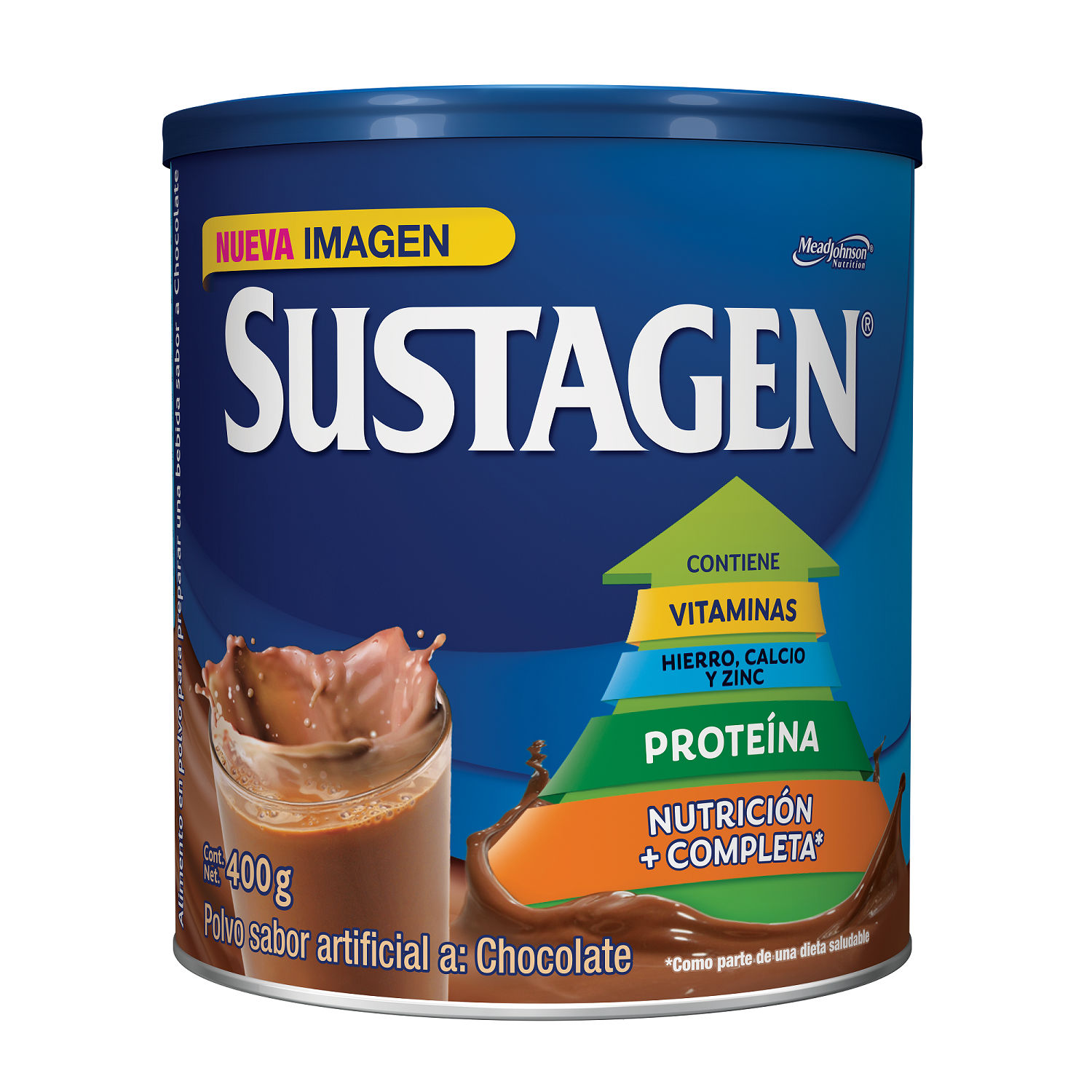 Complemento Polvo Alimenticio Chocolate Sustagen Lata 400 G | Auto Mercado