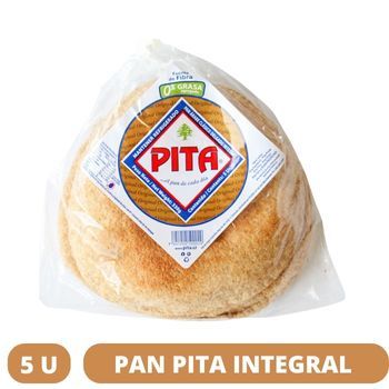 Pan Refrigerado Pita Integral 5u Paquete 330 G | Auto Mercado