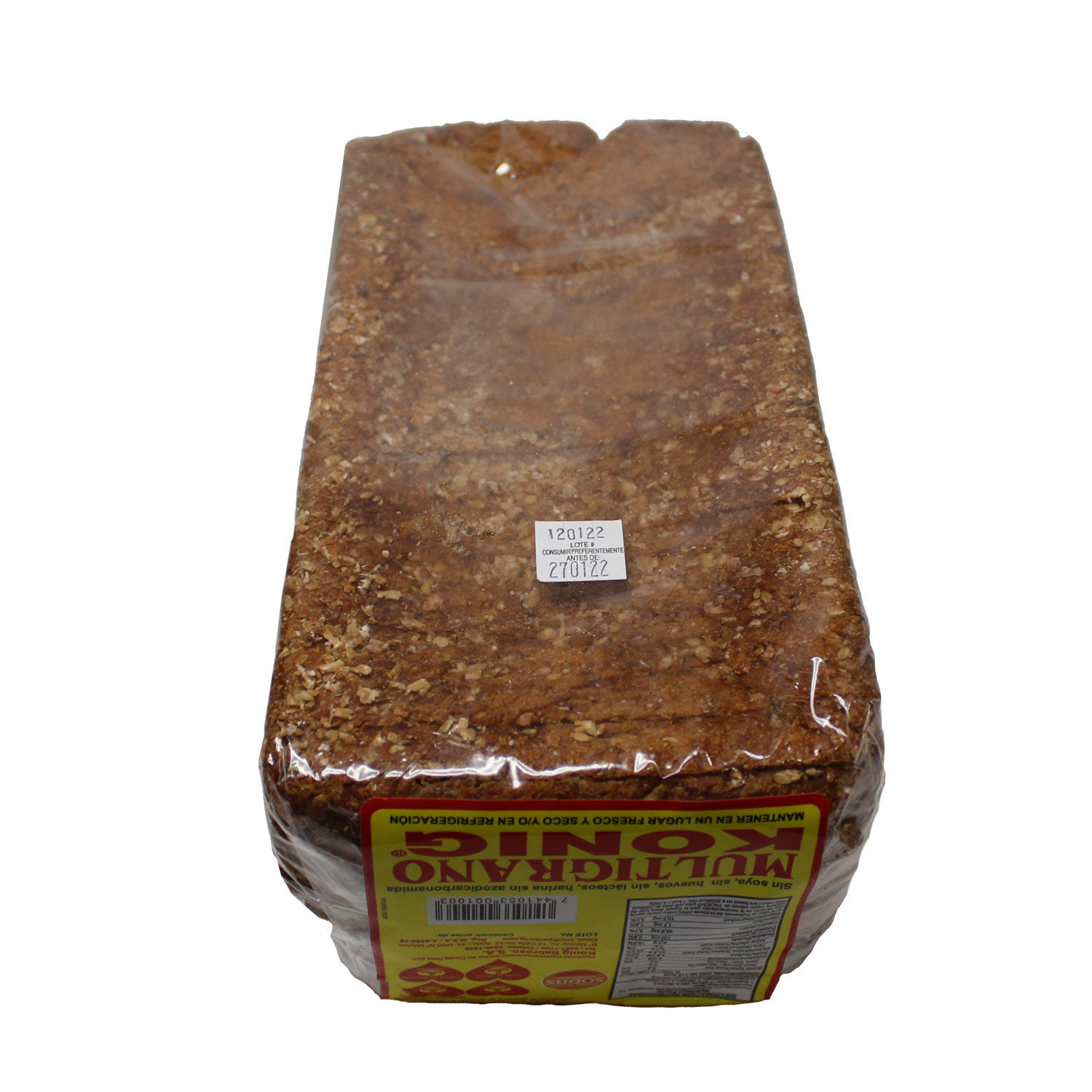 Pan Empacado Integral Multigrano Konig Paquete 1000 G | Auto Mercado