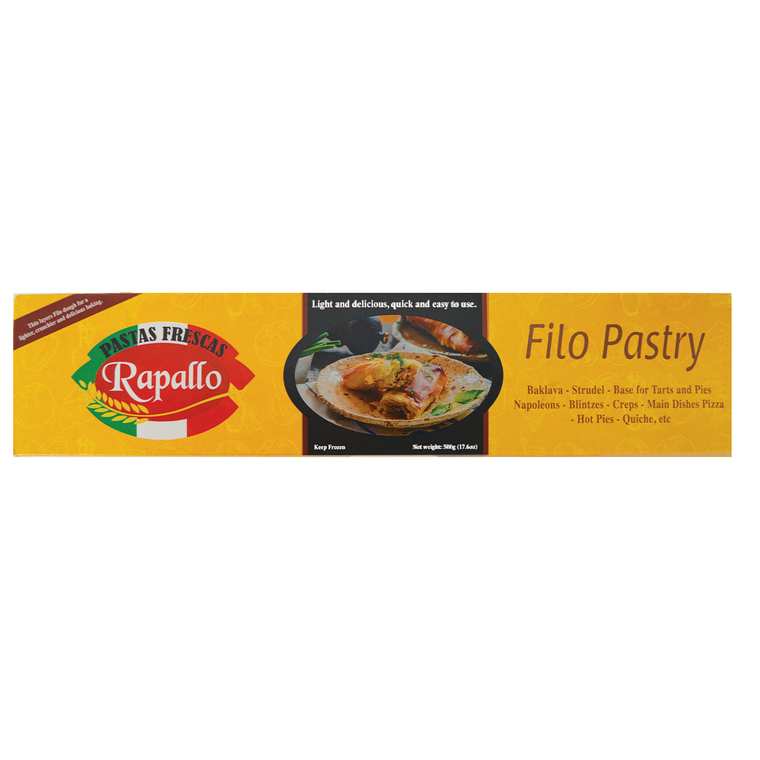 Pasta Filo Rapallo Caja 500 G | Auto Mercado