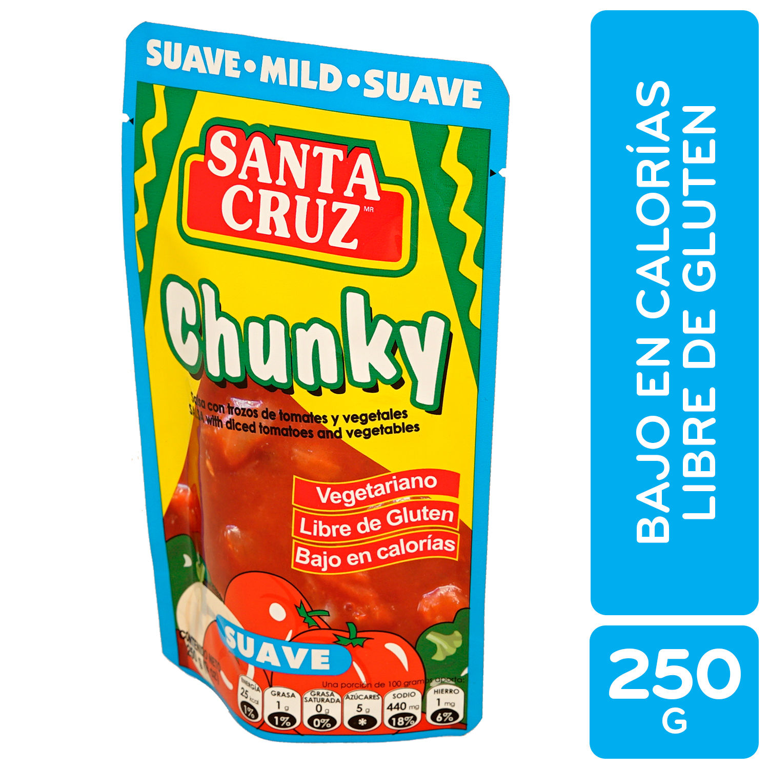 Salsa Chunky Suave Santa Cruz Paquete 250 G | Auto Mercado