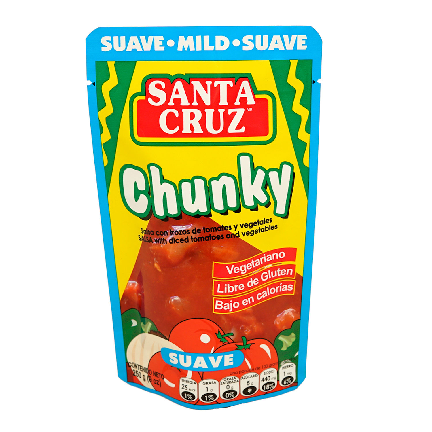 Salsa Chunky Suave Santa Cruz Paquete 250 G | Auto Mercado