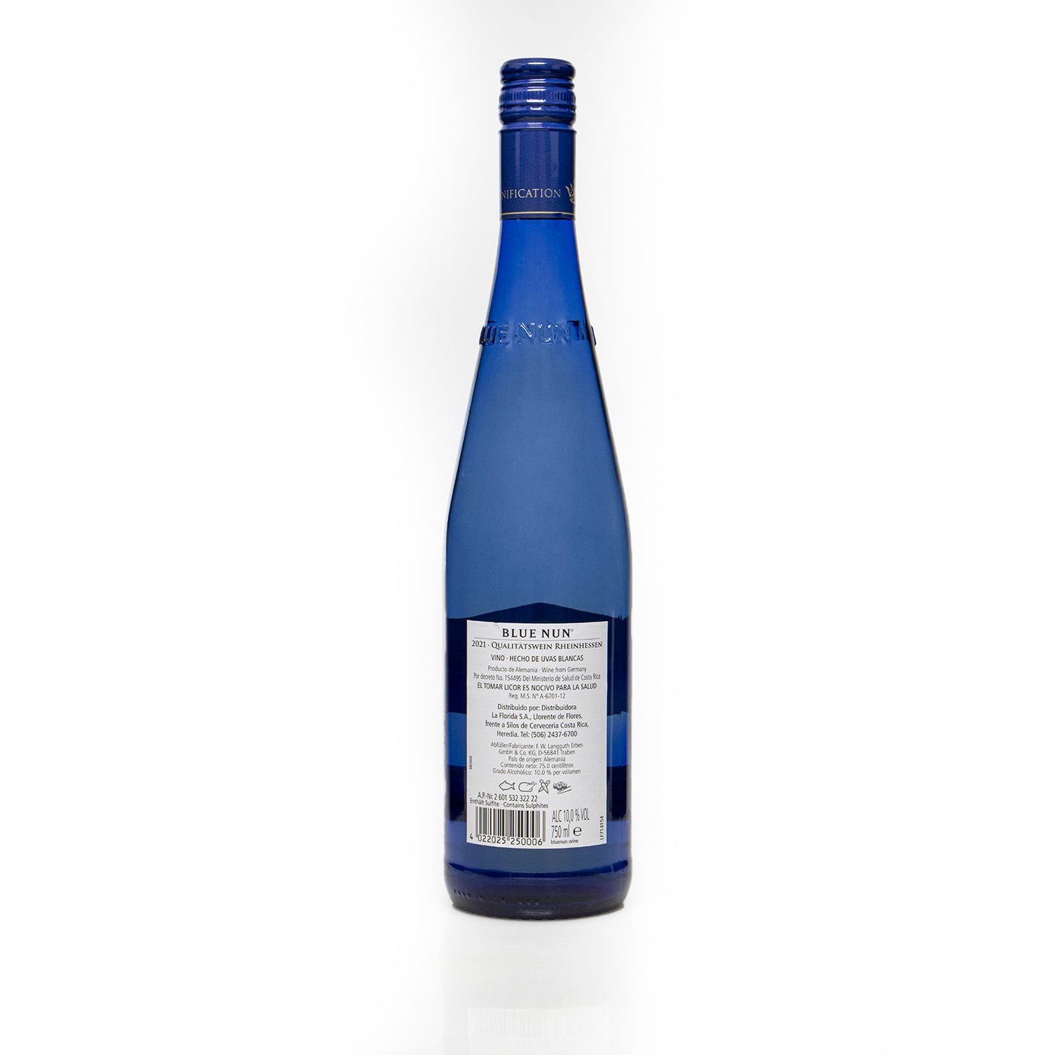 Vino Blanco Alemania Riesling Qualitatswein Blue Nun Botella 750 Ml ...