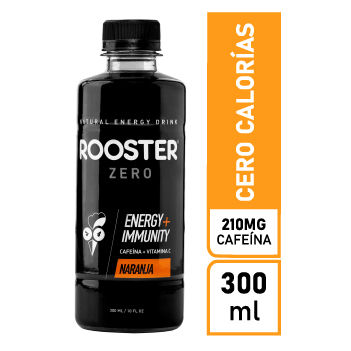 Bebida Energizante Saborizada Booster Inmmunity Naranja Rooster Botella ...