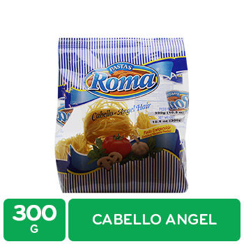 Pasta Alimenticia Cabello Angel Roma Paquete 300 G | Auto Mercado