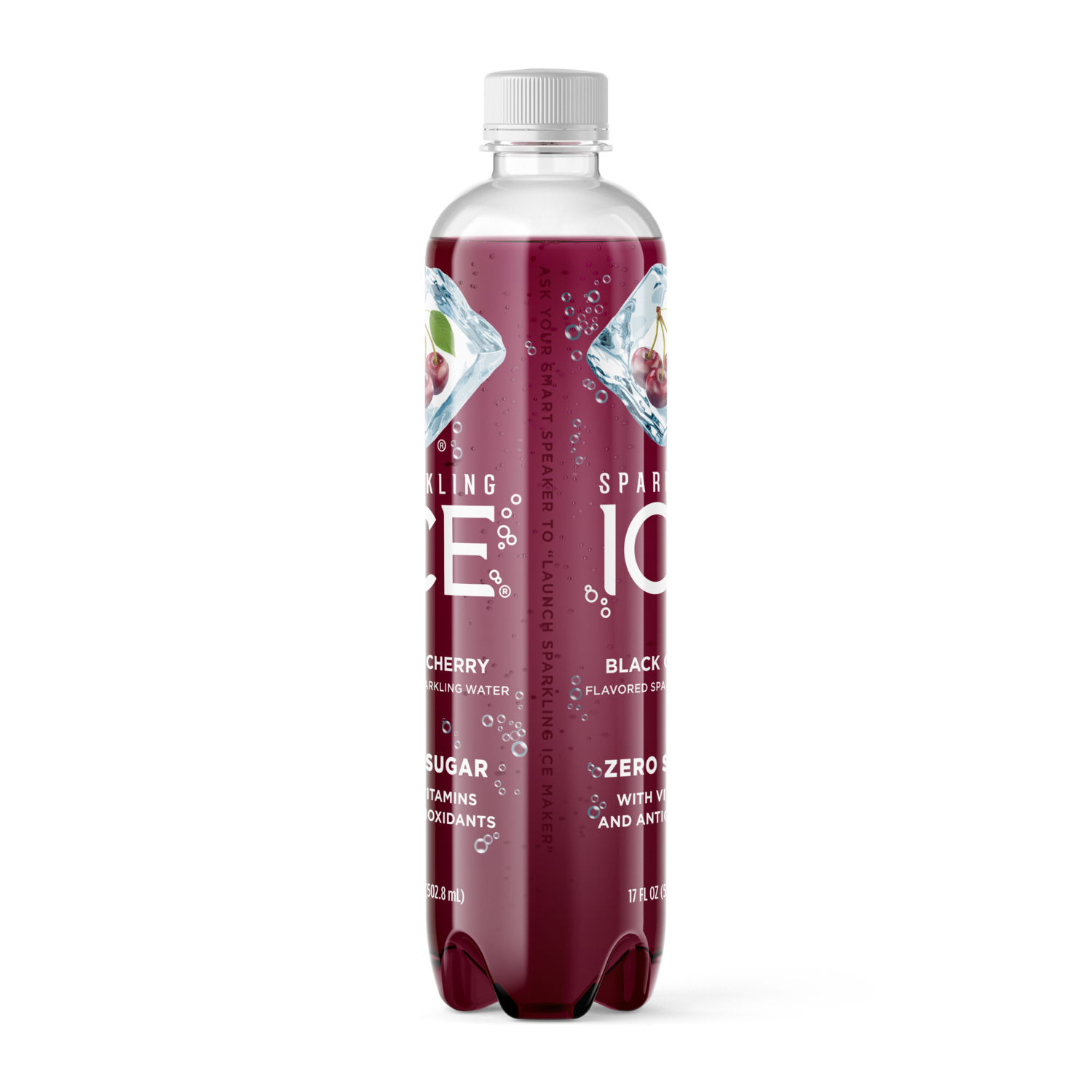 Agua Gasificada Saborizada Cereza Negra Sparkling Ice Botella 502.8 Ml ...