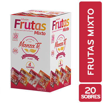 Te Frutas Mixta Manza-te Caja 26 G | Auto Mercado