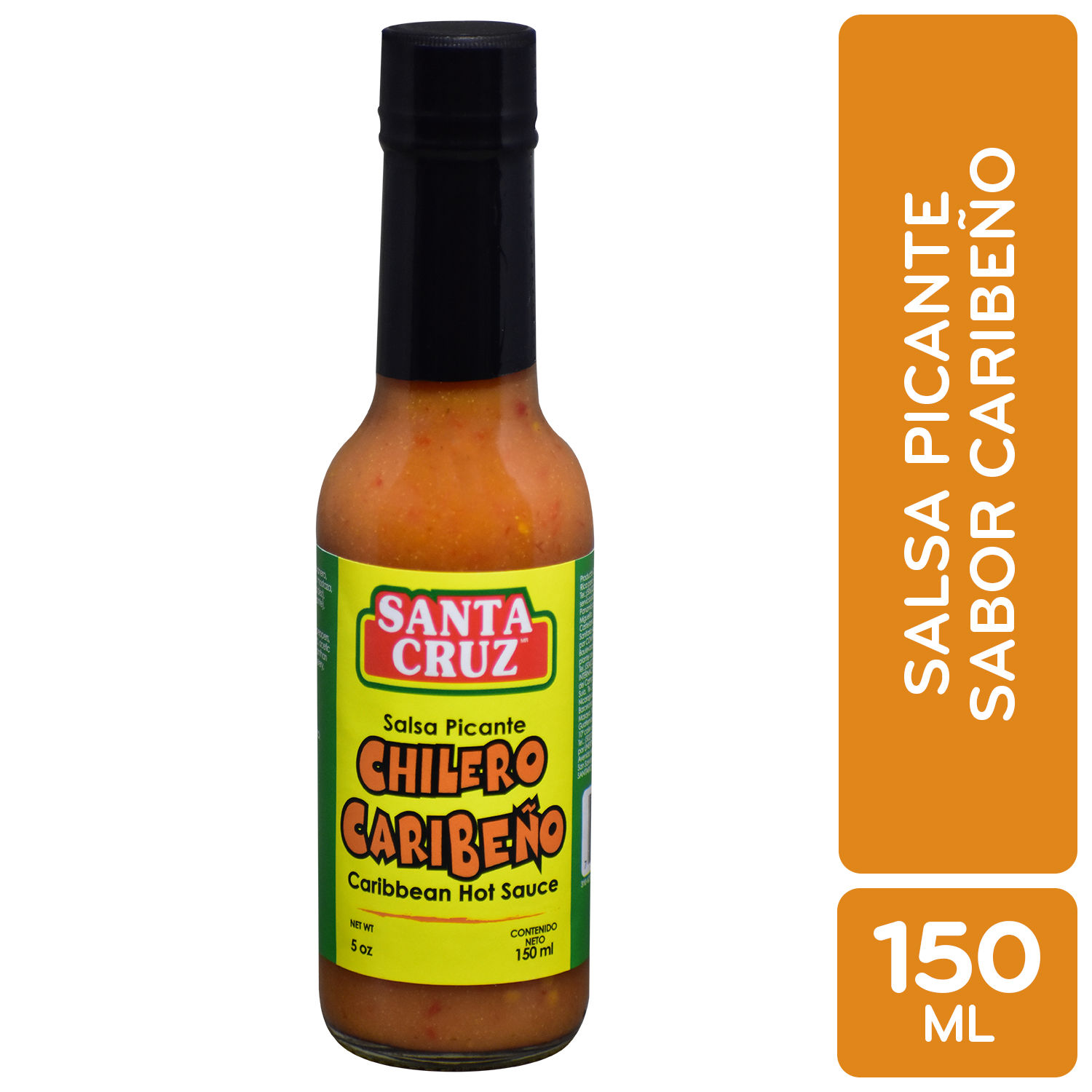 Salsa Picante Caribeno Santa Cruz Botella 150 Ml | Auto Mercado