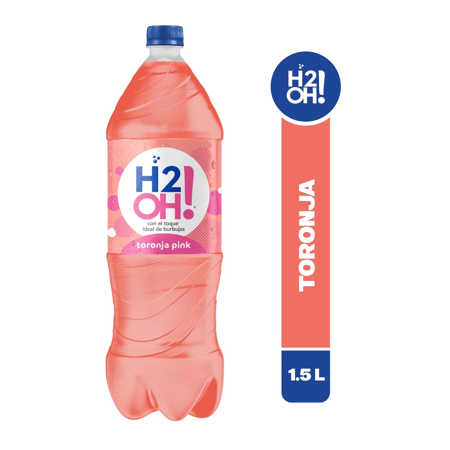 Agua Gasificada Saborizada Toronja Rosada H2oh Botella 1500 Ml | Auto ...