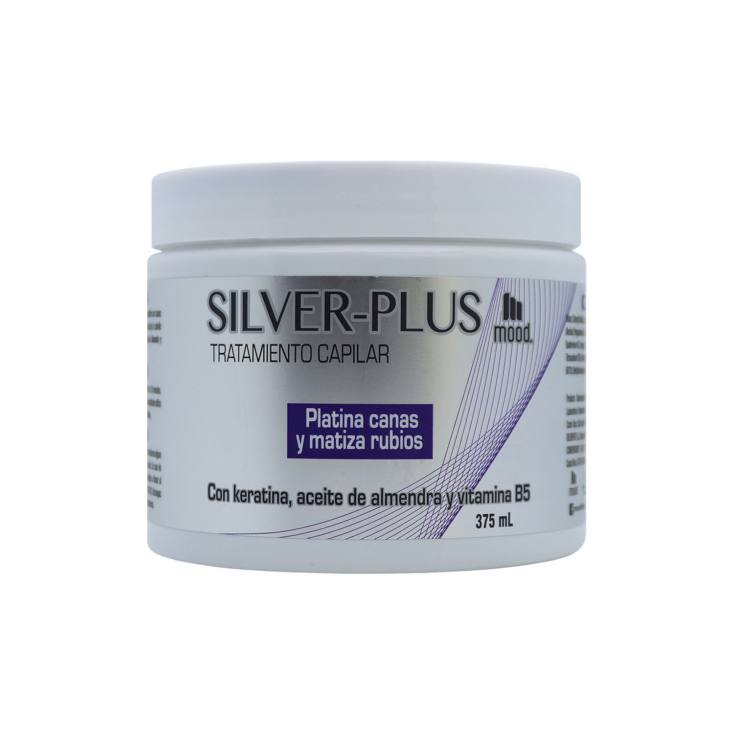Tratamiento Para Cabello Crema Silver Plus Mood Envase 375 Ml | Auto ...
