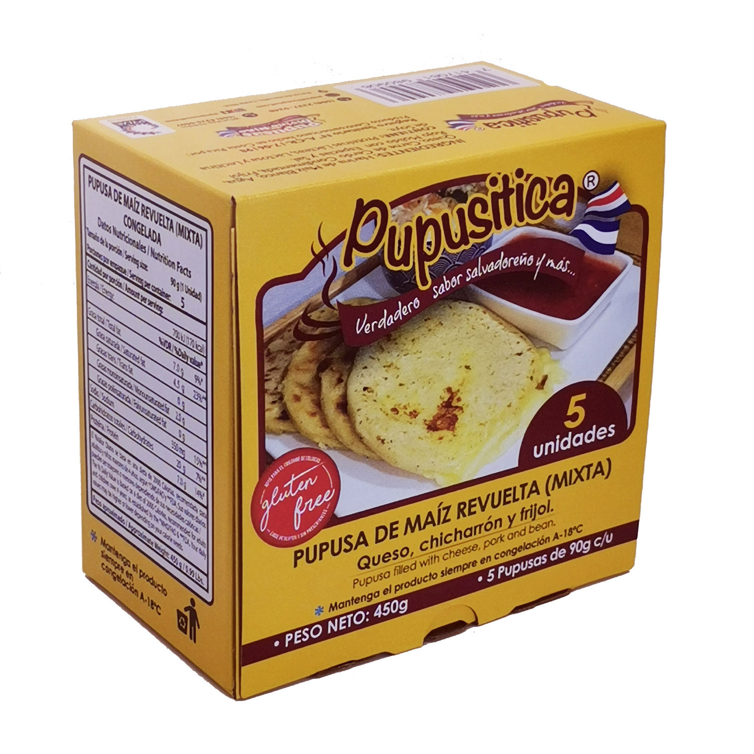 Pupusa Mixta Pupusitica Caja 450 G | Auto Mercado