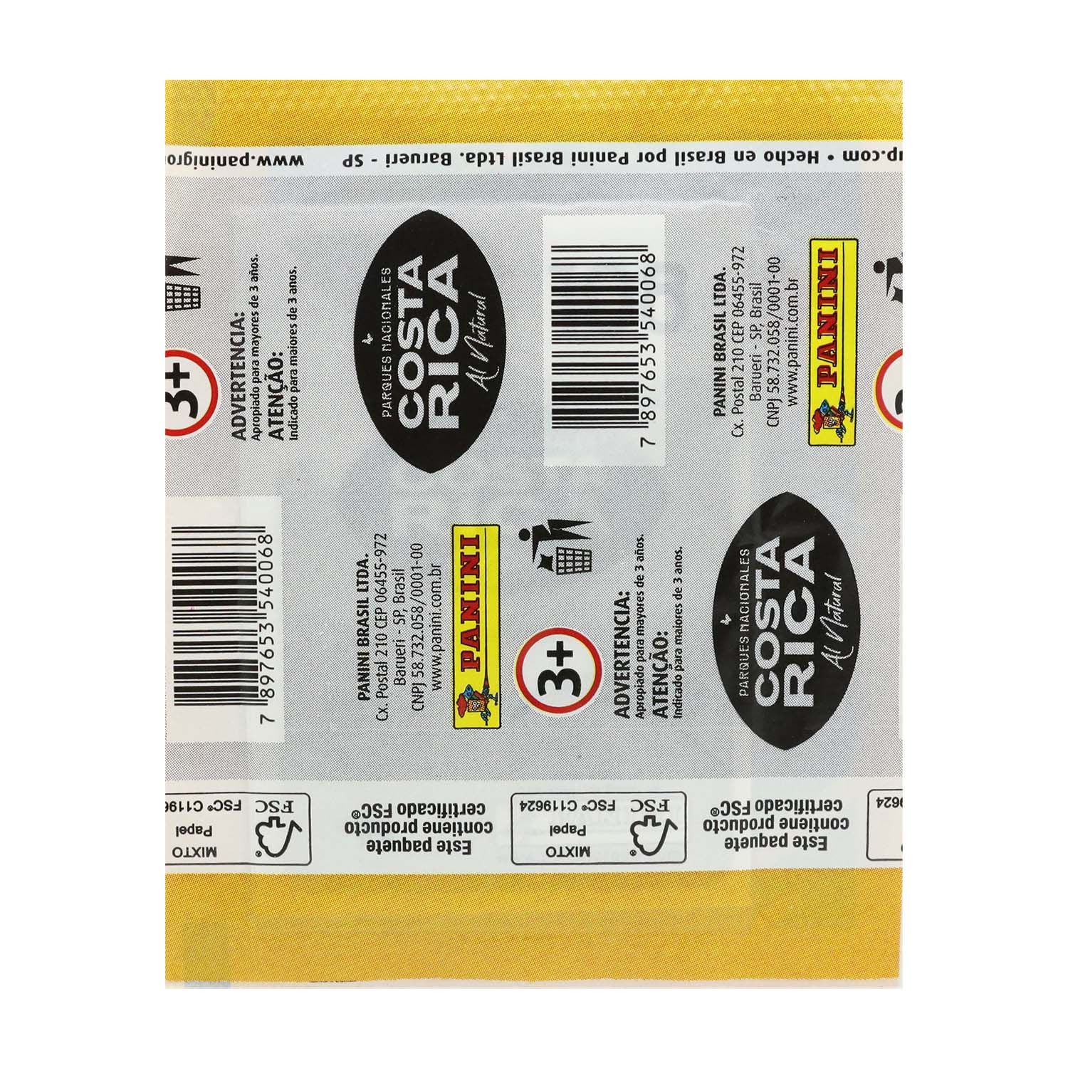 Album Licencia Postal Parques Nacionales Costa Rica Panini Paquete 5 ...