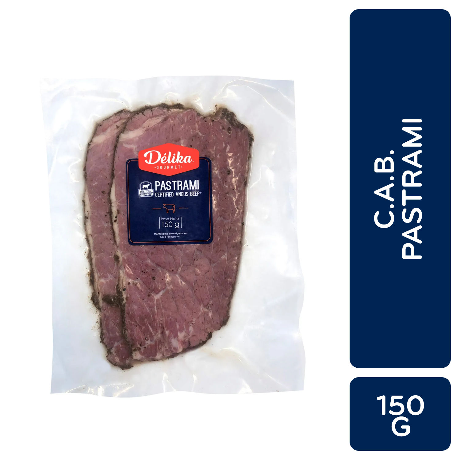 Pastrami Certified Angus Beef Paquete 150g | Auto Mercado