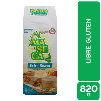 Harina Maiz Extra Suave Maseca Paquete 820 G | Auto Mercado